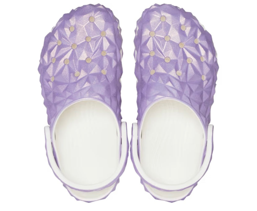 Crocs Classic Iridescent Geometric Clog White – Lil Stompers IE