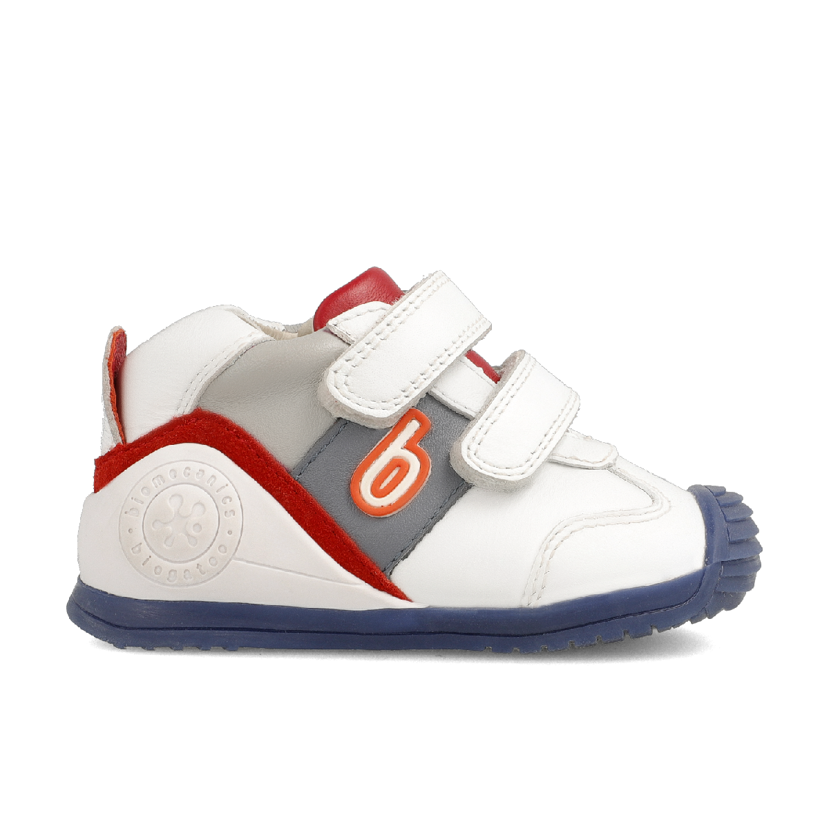 Biomecanics Trainer White/Navy/Red – Lil Stompers IE